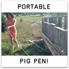 How to Use a Pig Tractor, Portable Pig Pen - Realize Permaculture Homestead